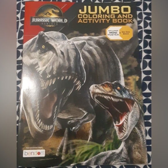 Other | Jurassic World Rebirth Coloring And Activity Book New | Poshmark